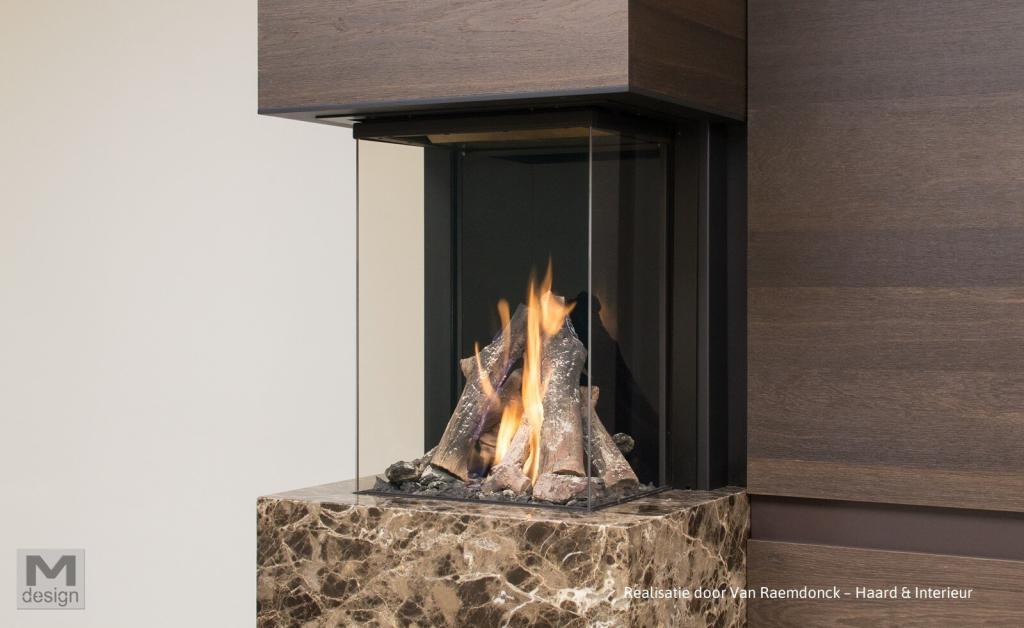 Ingebouwde gashaarden in een kastenwand - Van Raemdonck